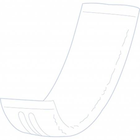 Couche droite intraversable Ontex ID Rectangular pad 15x60cm