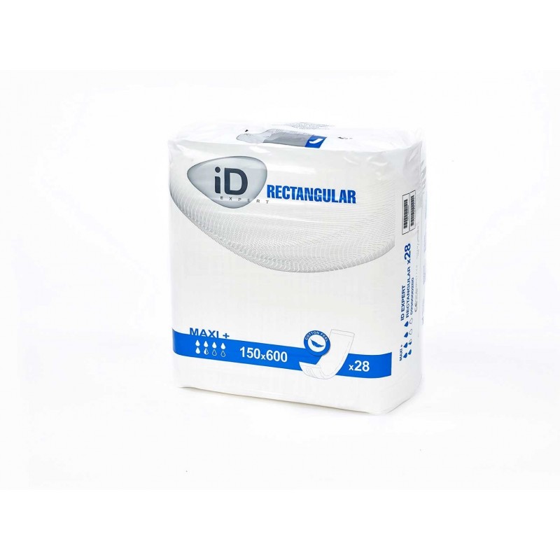 Couche droite intraversable Ontex ID Rectangular pad 15x60cm