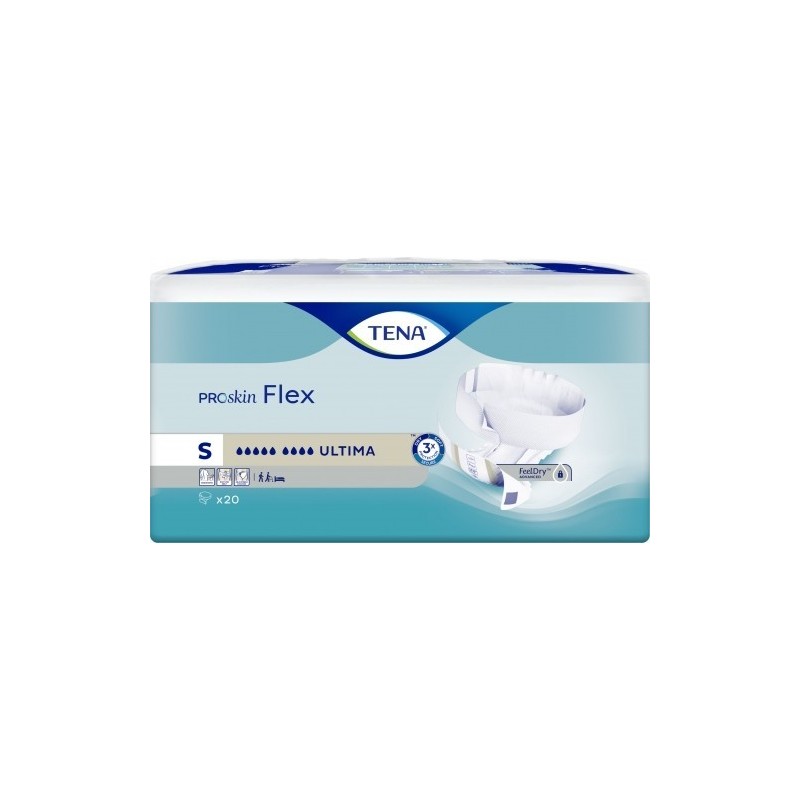 Tena Flex ProSkin Ultima S : couche adulte à ceinture
