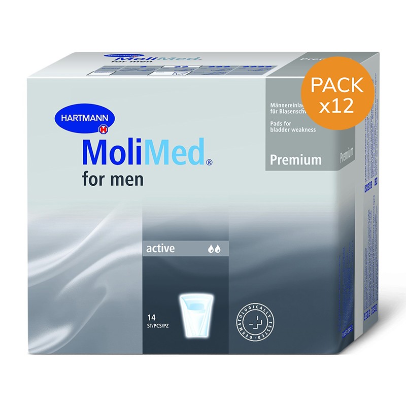 Protection urinaire homme 12 sachets de MoliCare Men 2 gouttes| SENEA