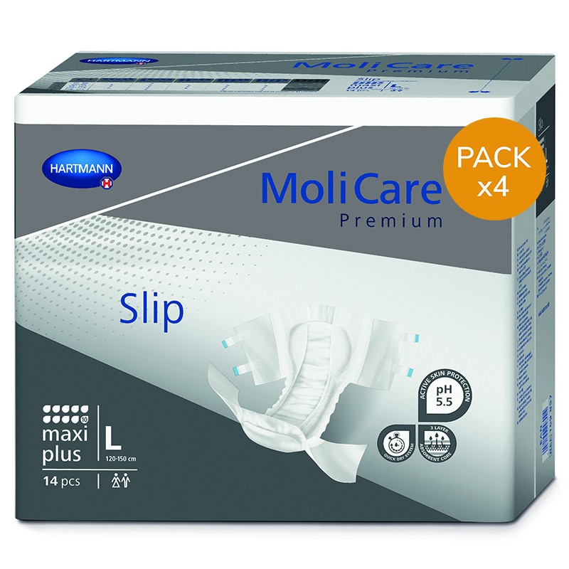 Change Complet Adulte MoliCare Slip L Maxi Plus - 4 sachets| SENEA