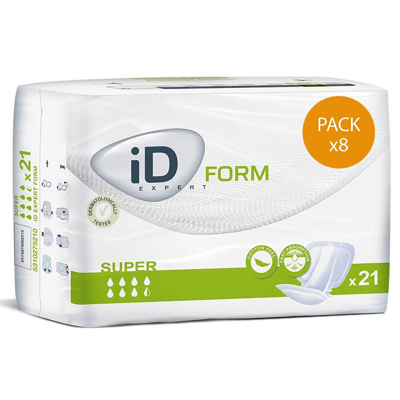 Protection anatomique - Ontex ID Expert Form Super - 8 sachets| SENEA