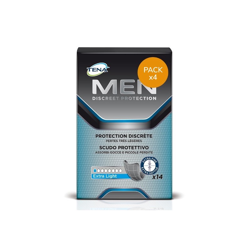 Protection urinaire homme TENA Men Extra Light - Pack 4 sachets| SENEA