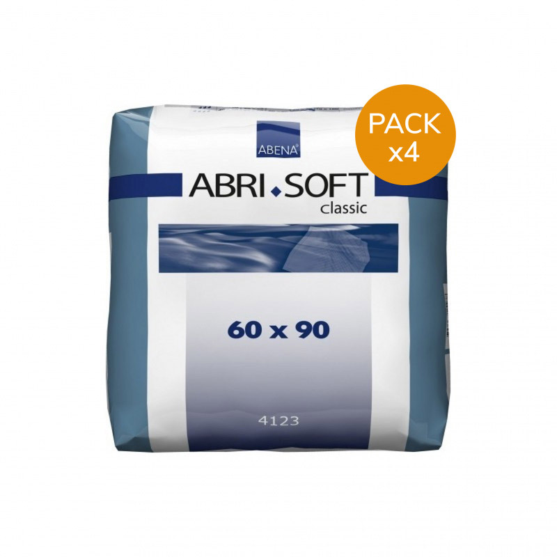 Alèse jetable Abri-Soft Classic 60x90 - Pack de 4 sachets