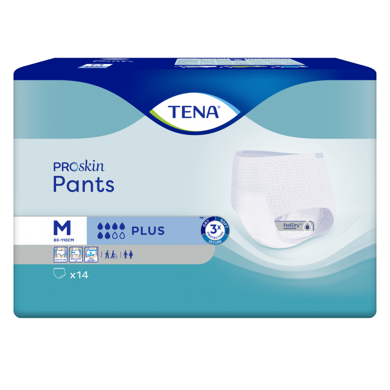 Couche Culotte Adulte TENA Pants ProSkin Plus M -Pack 8 sachets| SENEA