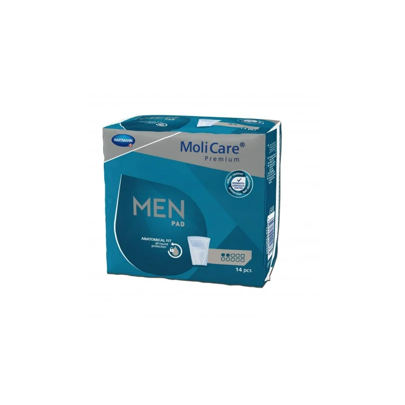 Protection urinaire homme - MoliCare Premium Men 2 gouttes - Pack de 6 ...