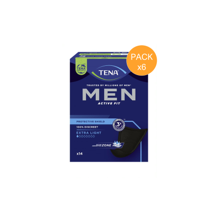 Protection urinaire homme TENA Men Extra Light - Pack 6 sachets| SENEA
