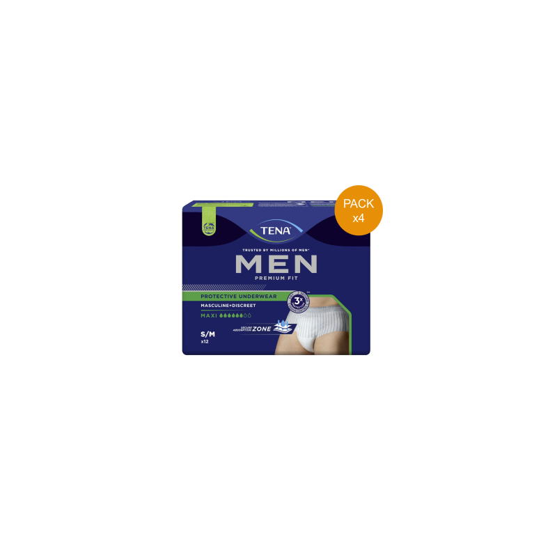 TENA Men Premium Fit M - pack de 4 sachets| SENEA