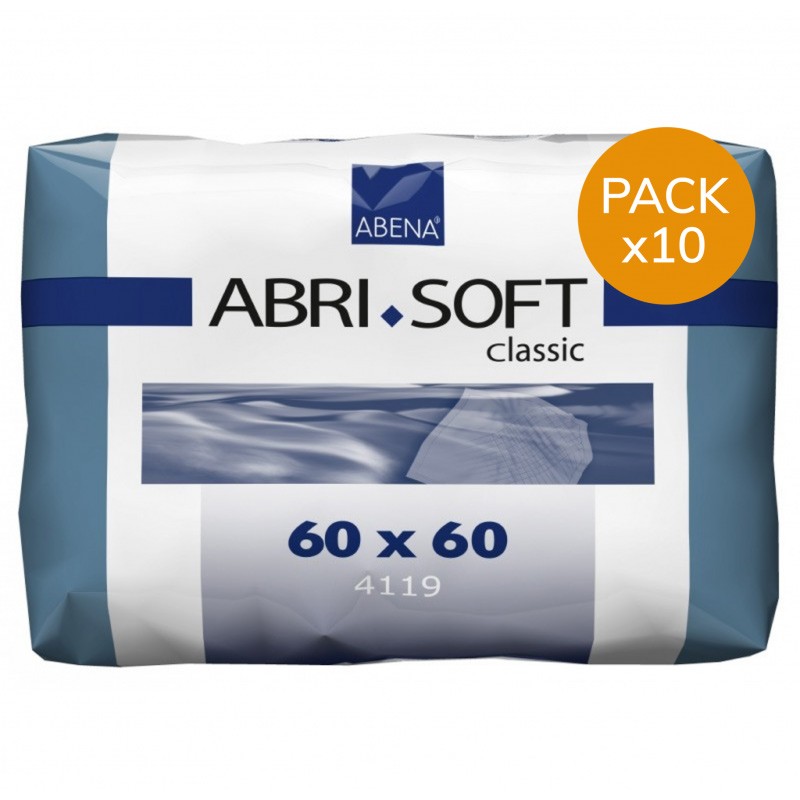 Alèse jetable Abri-Soft Classic 60x60 - Pack de 10 sachets