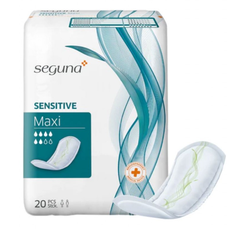 Seguna Sensitive Maxi - Pack de 4 sachets - Protection urinaire femme
