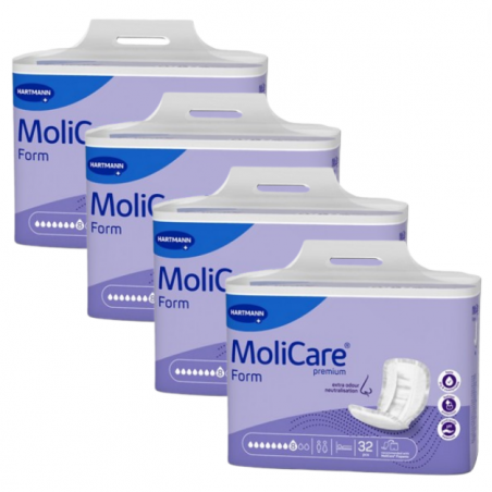 Protection Hartmann Molicare Form Super Plus - 8 Gouttes - pack de 4