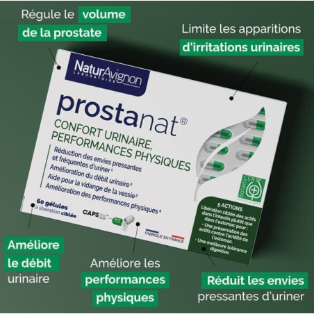 Prostanat - Complément alimentaire fuites urinaires