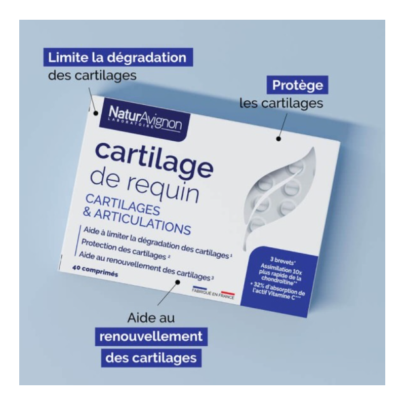 Cartilage de requin - Cartillages et articulations | NaturAvignon
